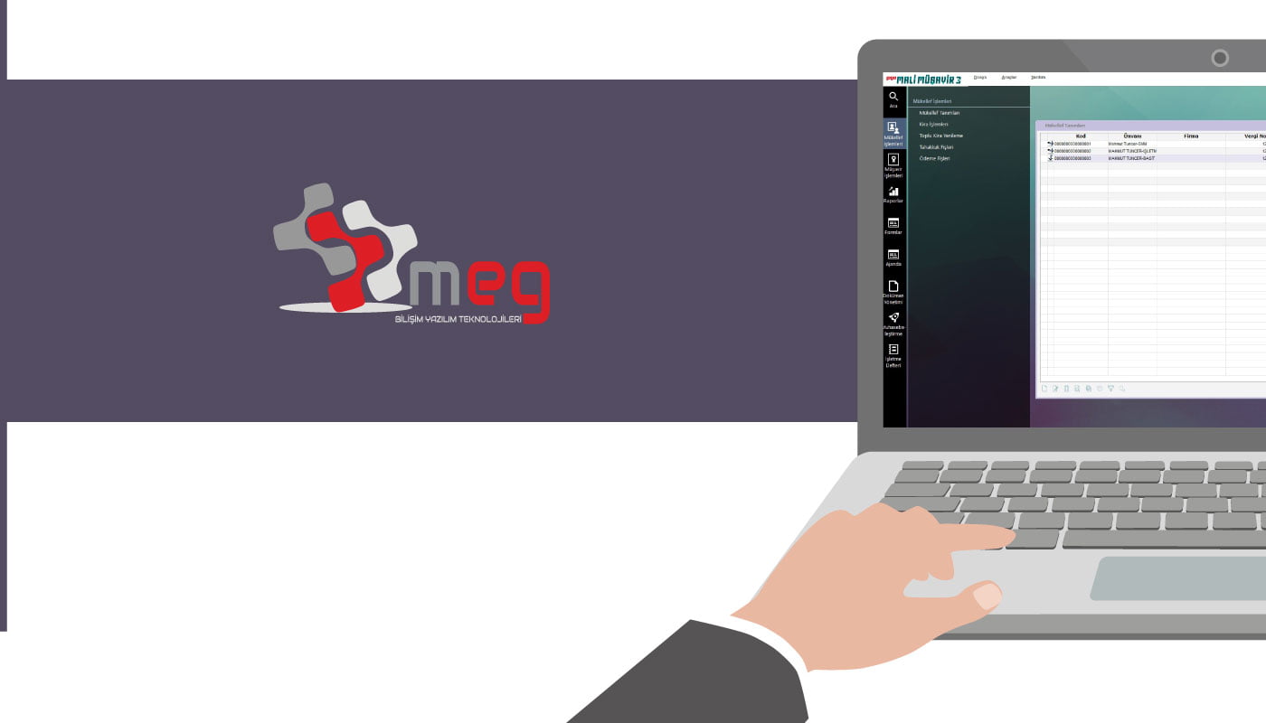 Logo Mali Müşavir 3 | Logo Muhasebe Yazılımı | Meg Yazılım